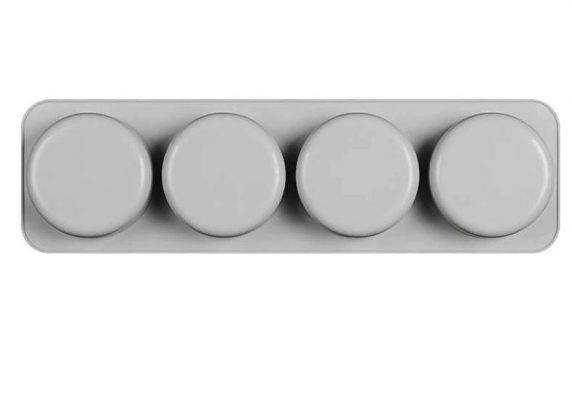 Vedini Round Shape 4 Cavity Silicone Mold | JINDEAL INC