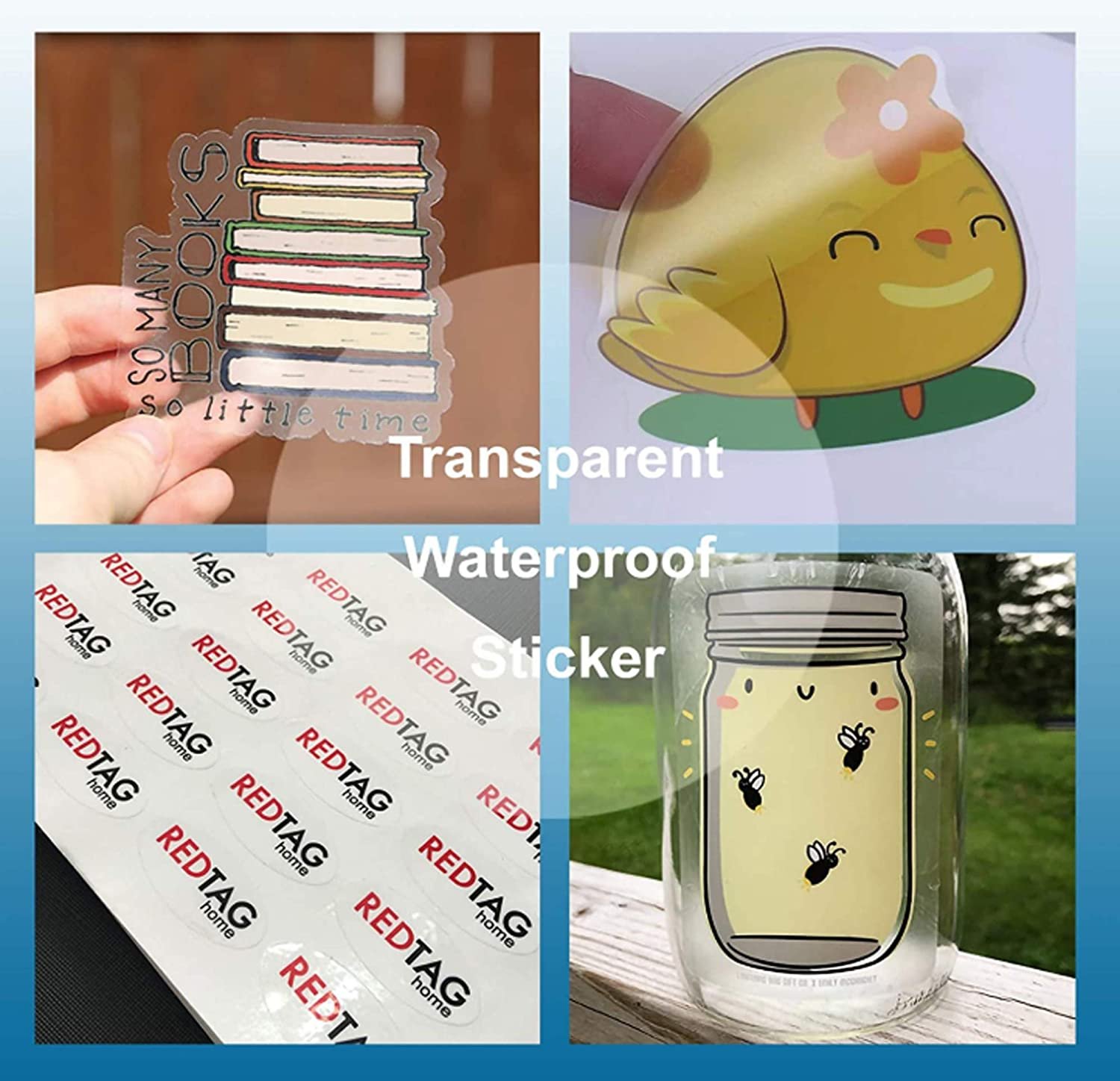 Premium Printable Vinyl Sticker Paper for Inkjet & Laser Printer