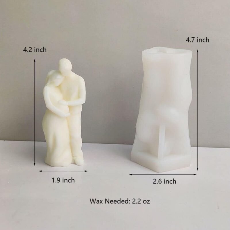 Women Pregnancy Candle Mold | Mom Dad and Baby Molds